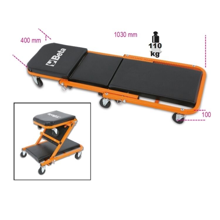 Beta 3002 Tekerlekli Katlanır Araç Altı Bakım Tablası Fiyatı