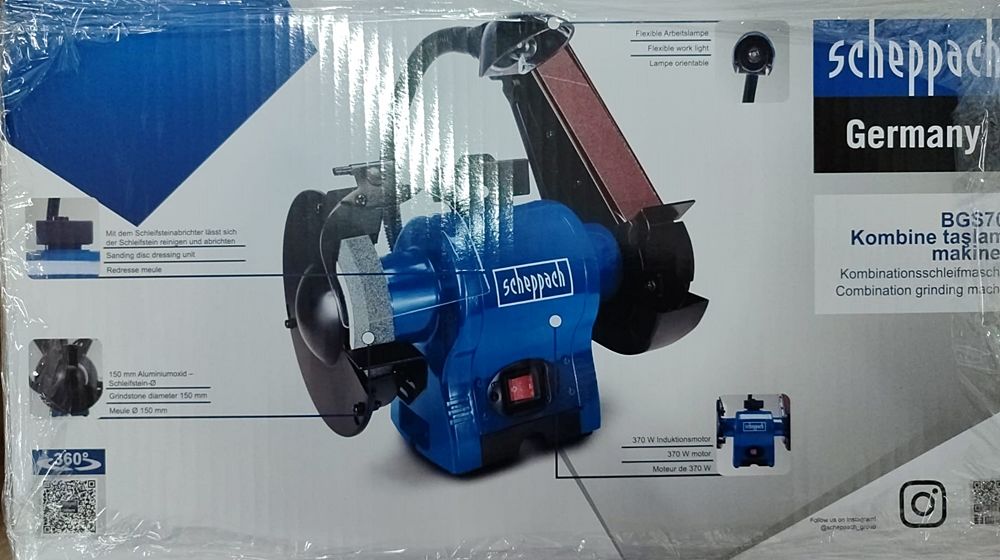 Scheppach BGS700 Zımpara ve Taş Motoru 150mm Fiyatı